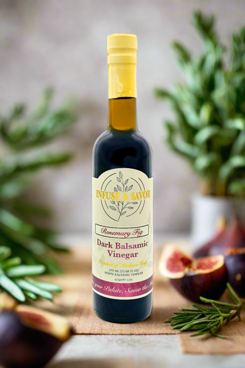 Rosemary Fig Dark Balsamic Vinegar – Infuse & Savor